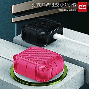 Coffea for AirPods 3rd Generation Case, Hard Shell Full Body Protective Case Cover with Keychain for AirPod 3 Charging Case (2021) - Black