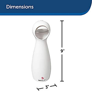 PetSafe Bolt - Automatic Cat Laser Toy - Interactive - Relieves Anxiety & Boredom - Bug-Like Laser Pattern Keeps Them Entertained - Hands-Free Play - Auto Shut Off Prevents Overstimulation White Small