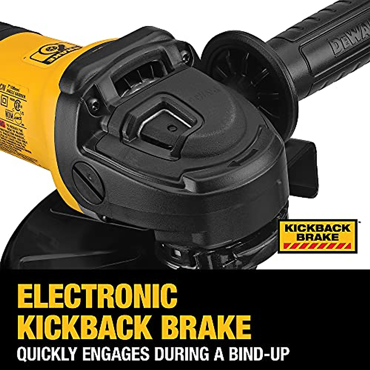 DEWALT Angle Grinder, RAT Tail, 7-Inch, 13-Amp (DWE43840CN)