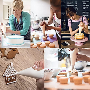 yueton Pack of 100 Disposable Cream Pastry Bag Cake Icing Piping Decorating Tool