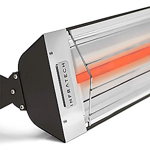 Infratech W-1512 BL Stainless Steel 33” Single Element Fixture 1500 Watt, 120 Volt, Black Finish