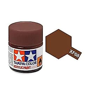 TAMIYA 81768 Acrylic Mini XF68 NATO Brown 1/3 oz