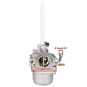796122 Carburetor for Replacing Briggs Stratton 794593 20A113 20A114 20A412 20A413 20A414 20A416 20B412 20B414 20B437 Snow Blower Engine