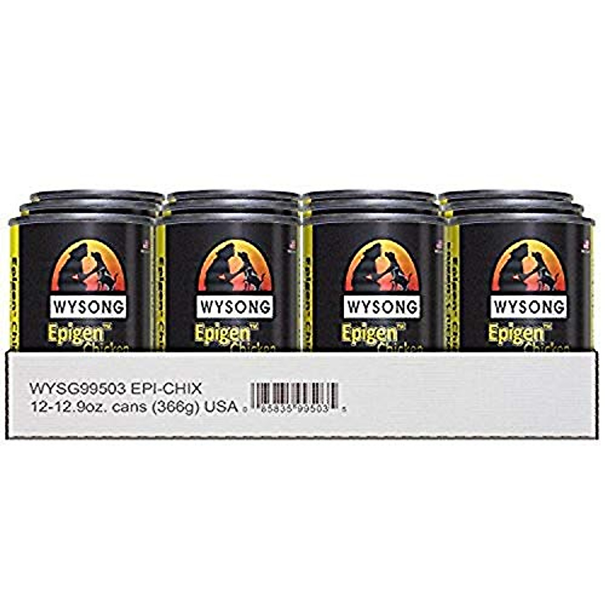 Wysong Epigen Chicken Canine/Feline Canned Formula Dog/Cat/Ferret Food, Twelve- 12.9 Ounce Cans
