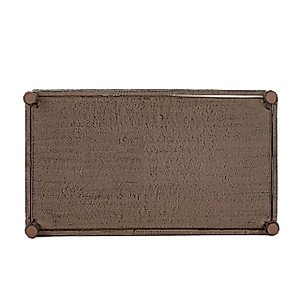 Acanthus Leaf Design Cast Metal Guest Towel Holder