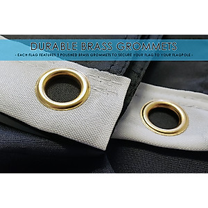 Toland Home Garden 3x5 ft Gadsden Polyester Flag with Brass Grommets and Double Stitched Reinforced Header