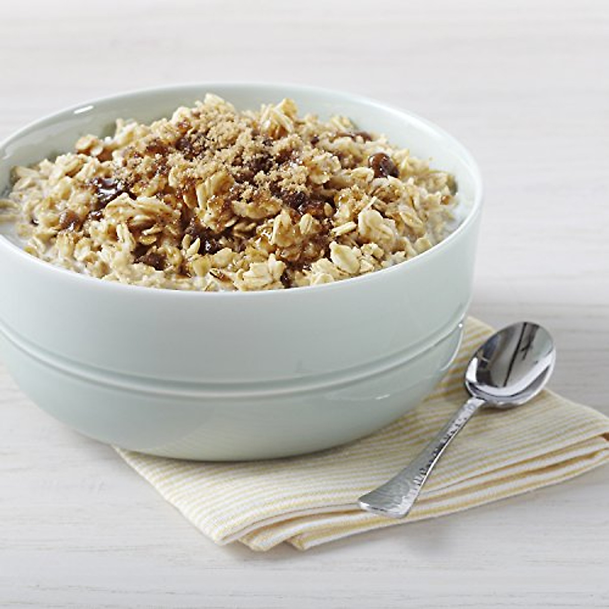 Augason Farms 5-10133 Maple Brown Sugar Oatmeal Super Can Food Storage, 10 Can with 4 Individual Pouches