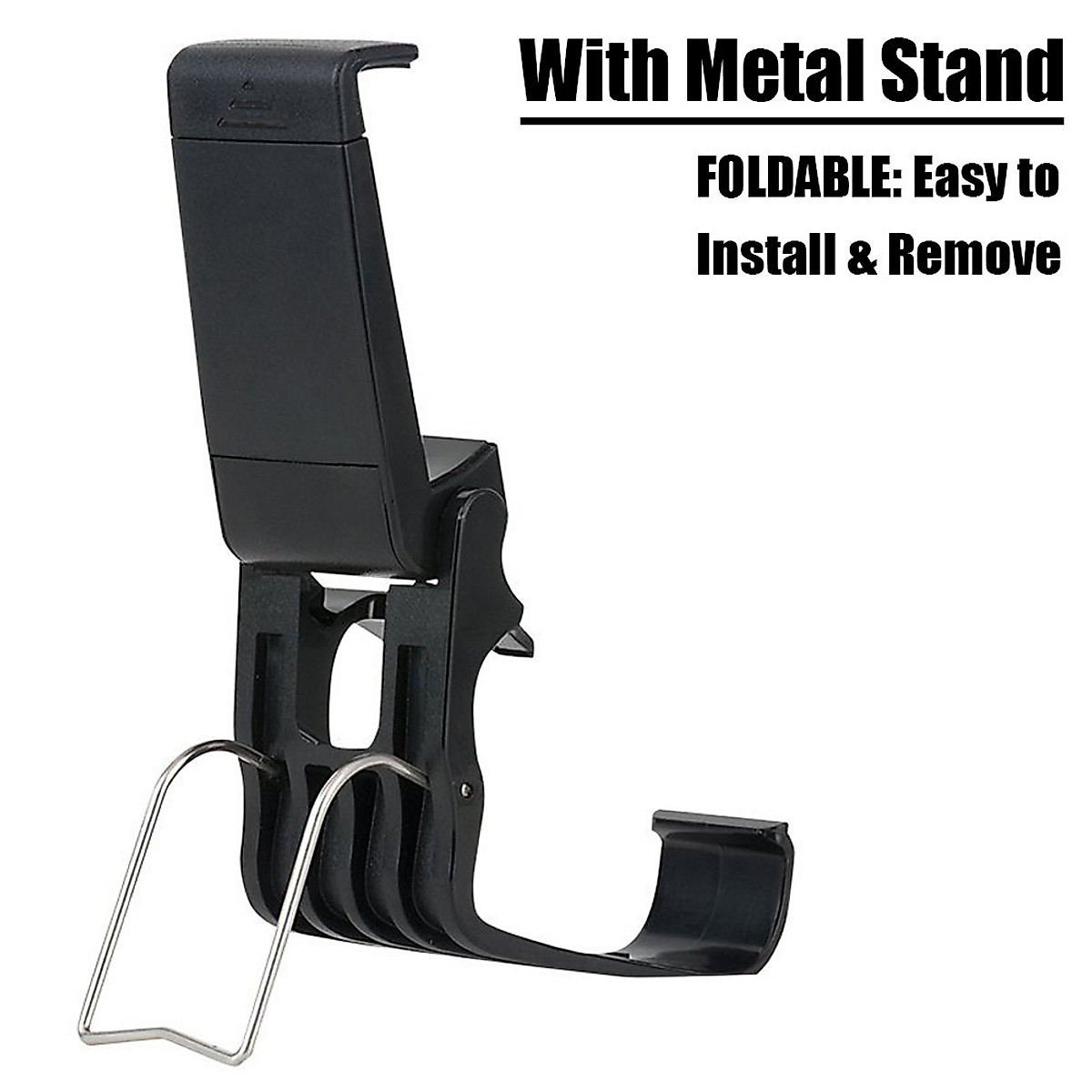 TPFOON Foldable Mobile Phone Holder Clip for Xbox One Controller, Cellphone Clamp Mount Compatible with Xbox One S, Xbox One X, Steelseries Nimbus, iPhone/Samsung/Sony/LG/Huawei