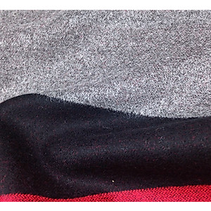 Livativ Bleu Nero Luxurious Winter Scarf for Men and Women – Large Selection of Unique Design Scarves – Super Soft Premium Cashmere Feel Red Black Grey Two-sided Stripes