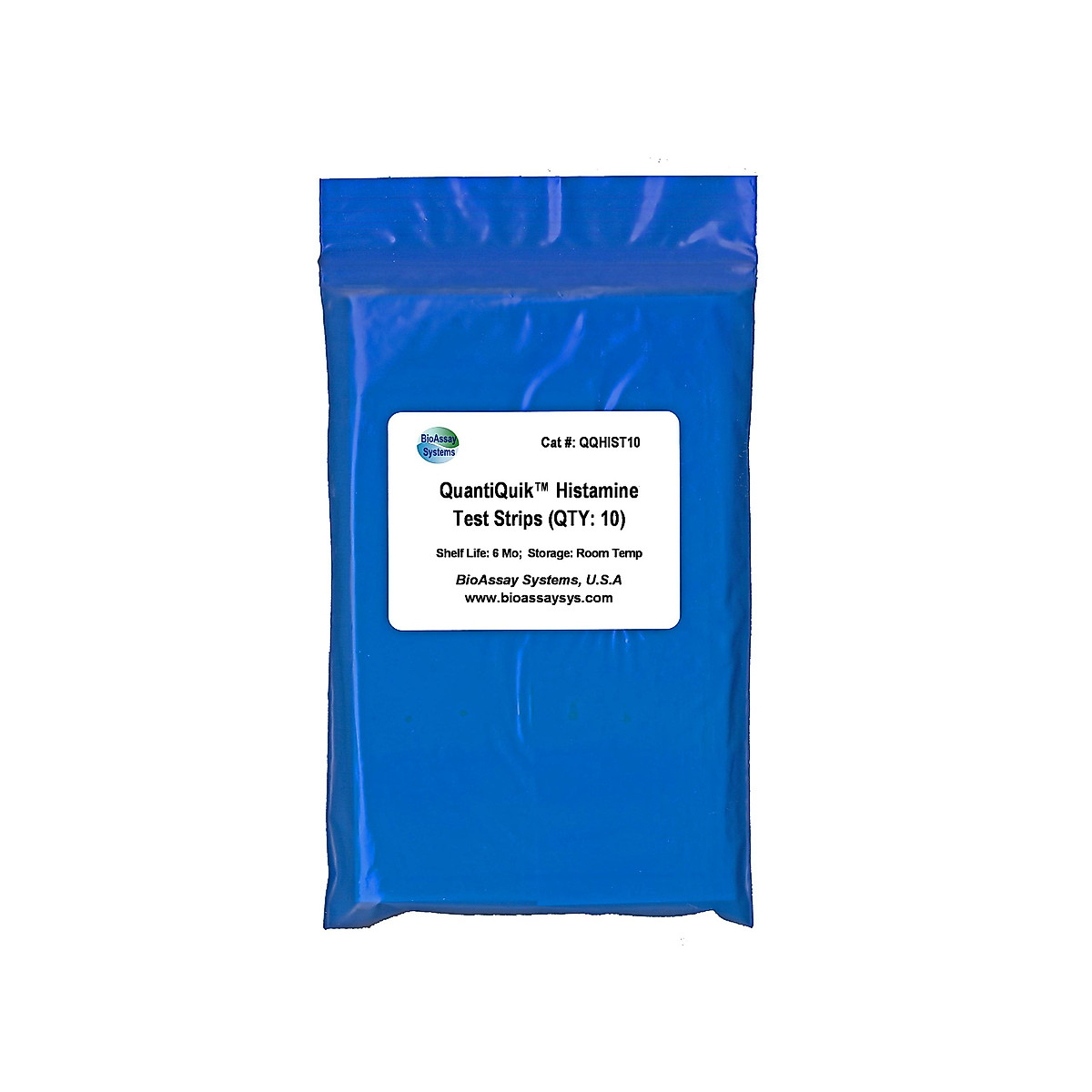 QuantiQuik Histamine Quick Test Strips (10 Strips)