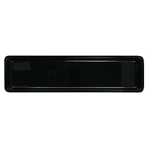 HUBERT Food Pan Black Acrylic - 30" L x 8" W x 2" D