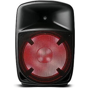 Ion Audio Pro Glow 1500 Portable Bluetooth Speaker - Complete High-Power Speaker System with Microphone & Party Light Effects (Renewed)