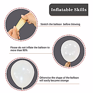 Clear Latex Balloons 12 Inch, Transparent balloons Pack of 100, Party Balloons for Baby Shower, Helium Balloons Clear for Birthday wedding-clear