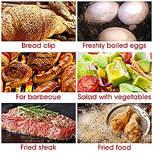 Uigos Kitchen Cooking Food Tongs Stainless Steel With Silicone Heads Locking Clip 2 Piece  (9" & 12")