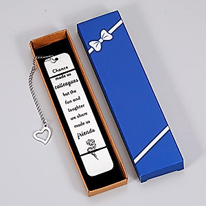 Coworker Leaving Gift Bookmark for Coworker Farewell Going Away Gift Good Bye Retirement Gifts for Women Colleague Friend Thank You for Boss Leader BFF Men Birthday Boss Day Going Away Goodbye