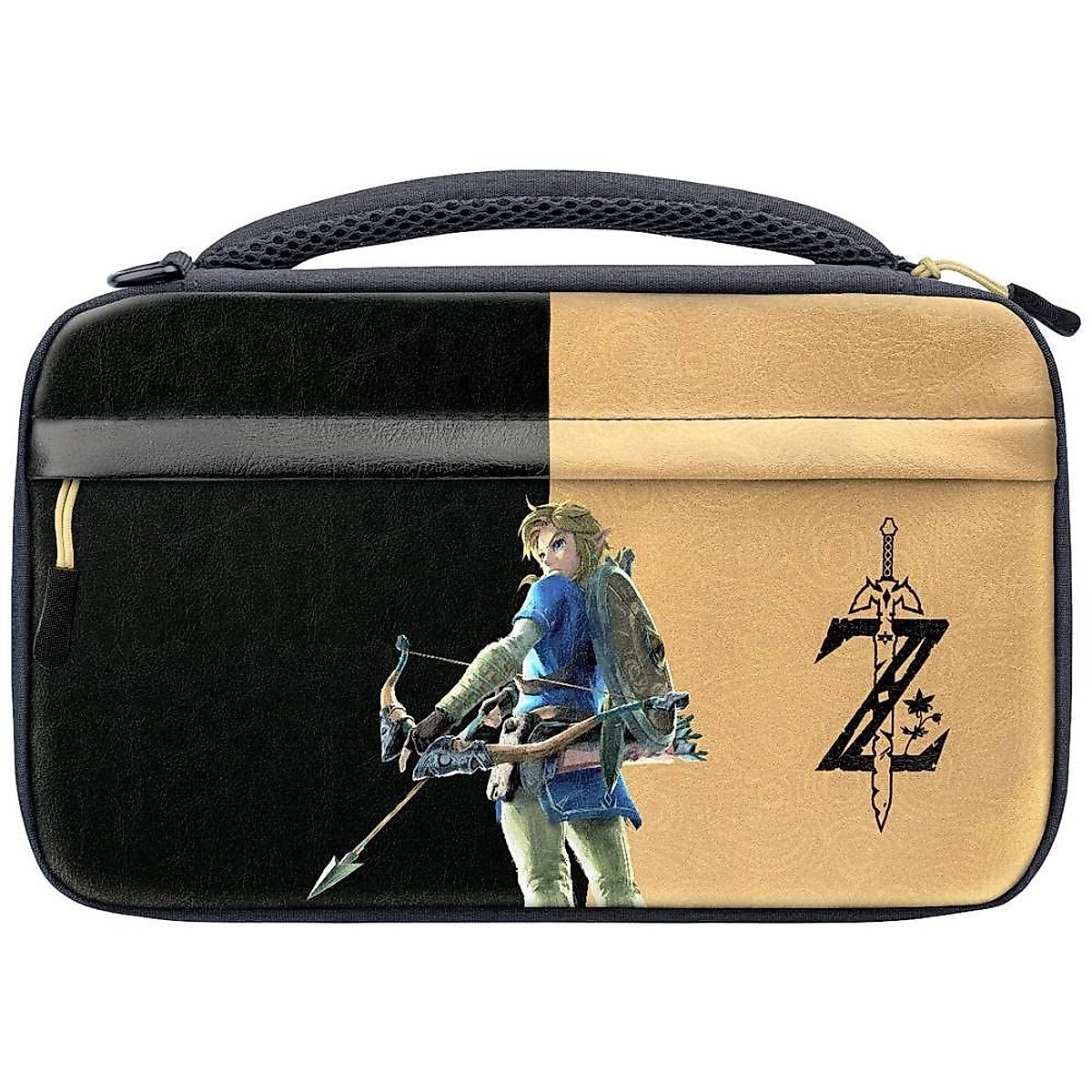 PDP Messenger Case with Removable Shoulder Strap - Holds 14 Games & Console - Compatible with Nintendo Switch/ Lite/ OLED - Hyrule Hero Link.