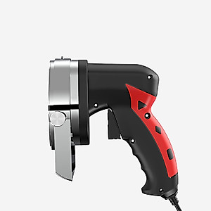 Commercial Turkish Kebab Slicer With 2 Blade 80w Electric Kebab Knife Gyro Shawarma Cutter 60kgs Per Hour (Silver(110V))