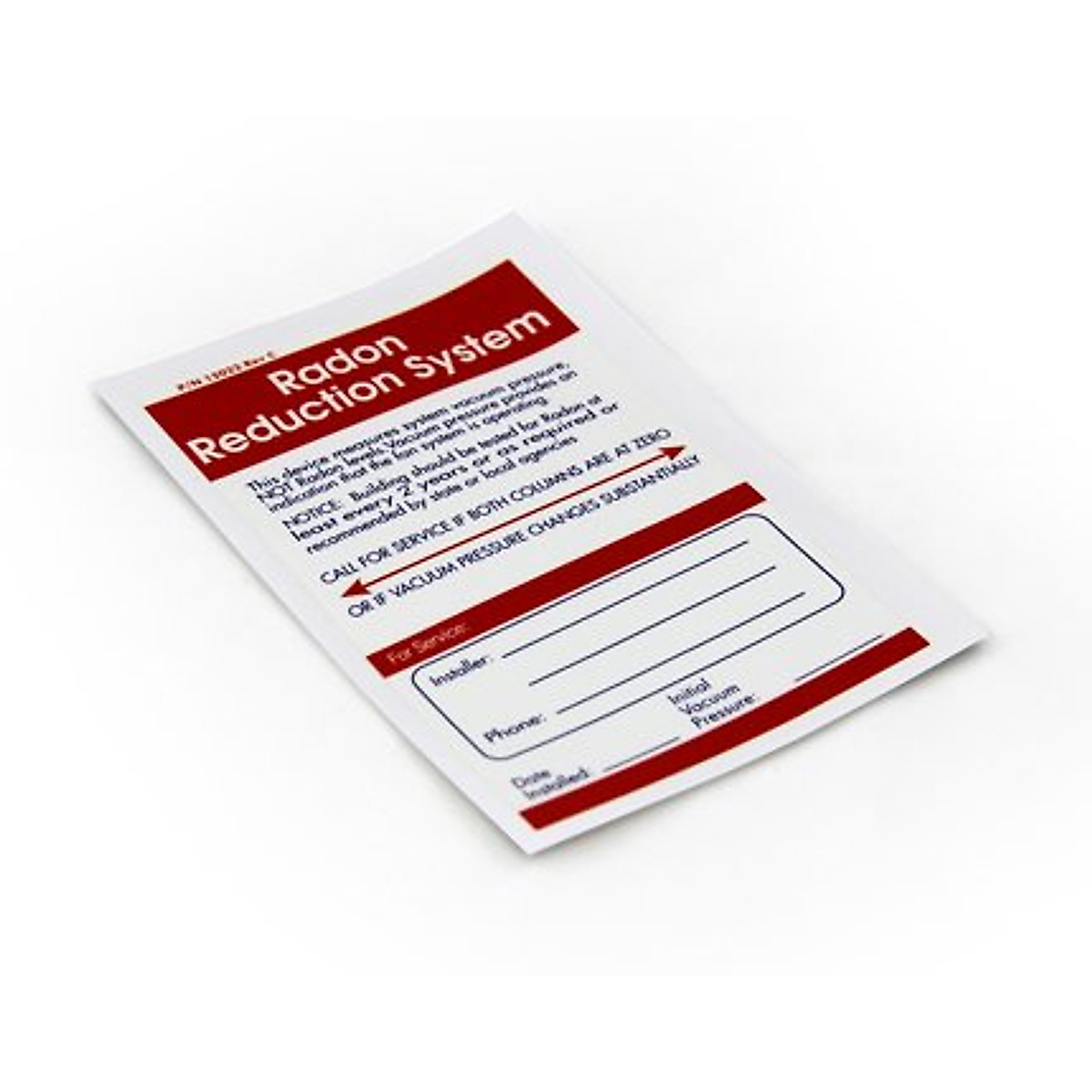 RadonAway GP501 Radon Fan & Install kit: Two 3"x3" Black Couplings & U-Tube Vacuum Gauge & Radon System Labels