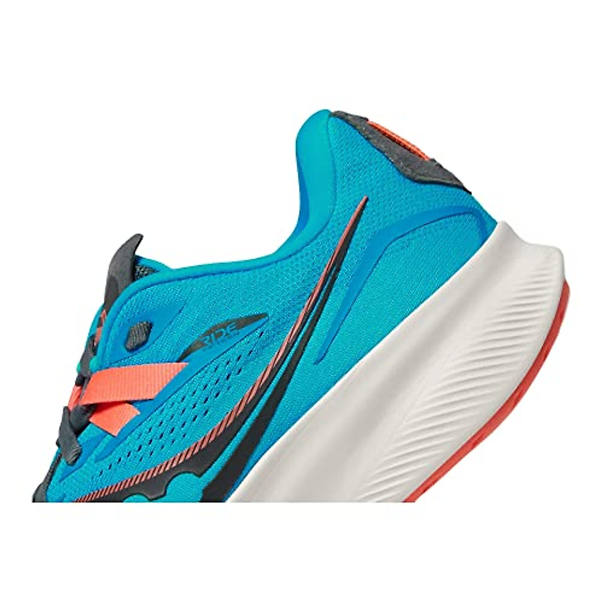 Saucony Women's Ride 15 Running Shoe, Ocean/Shadow, 9.5