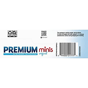 Premium Original Mini Saltine Crackers, 6 - 11 oz Boxes