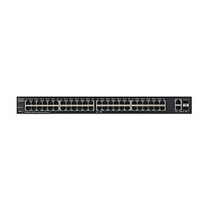 Cisco SG220-50 Smart Switch | 50 Gigabit Ethernet (GbE) Ports | 2 Gigabit Ethernet Combo Mini-GBIC SFP | Limited Lifetime Protection (SG220-50-K9-NA)