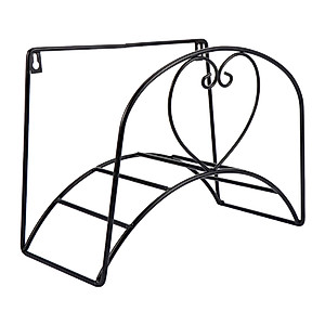 Hose Wrought Iron Frame Bling Accessories for car Heavy Duty Garden Hose Hanger Hose Holder Hanger Garden Hose Rack Water Hanging Hooks Outdoor Hose Wall Mount Metal Hook up Work
