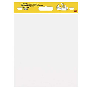 Post-it Super Sticky Mini Meeting Chart 577SS, 38.1 cm x 45.7 cm, 20 Sheets/Pad, 1 Pad, Suitable for Home Learning and Virtual Meetings