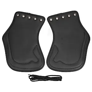 Fockety Engine Heat Shield, 2pcs Heat Shield Deflector, Heat Insulation Motorbike for Motorcycles Decorating