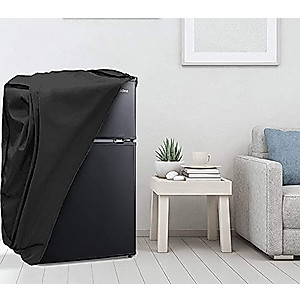 UCARE Mini Refrigerator Dust Cover Compatible with Midea WHD-113FSS1 Refrigerators, 420D Oxford Fabric Waterproof Dustproof Mini Fridge Freezer Cover Protector Refrigerator Covers