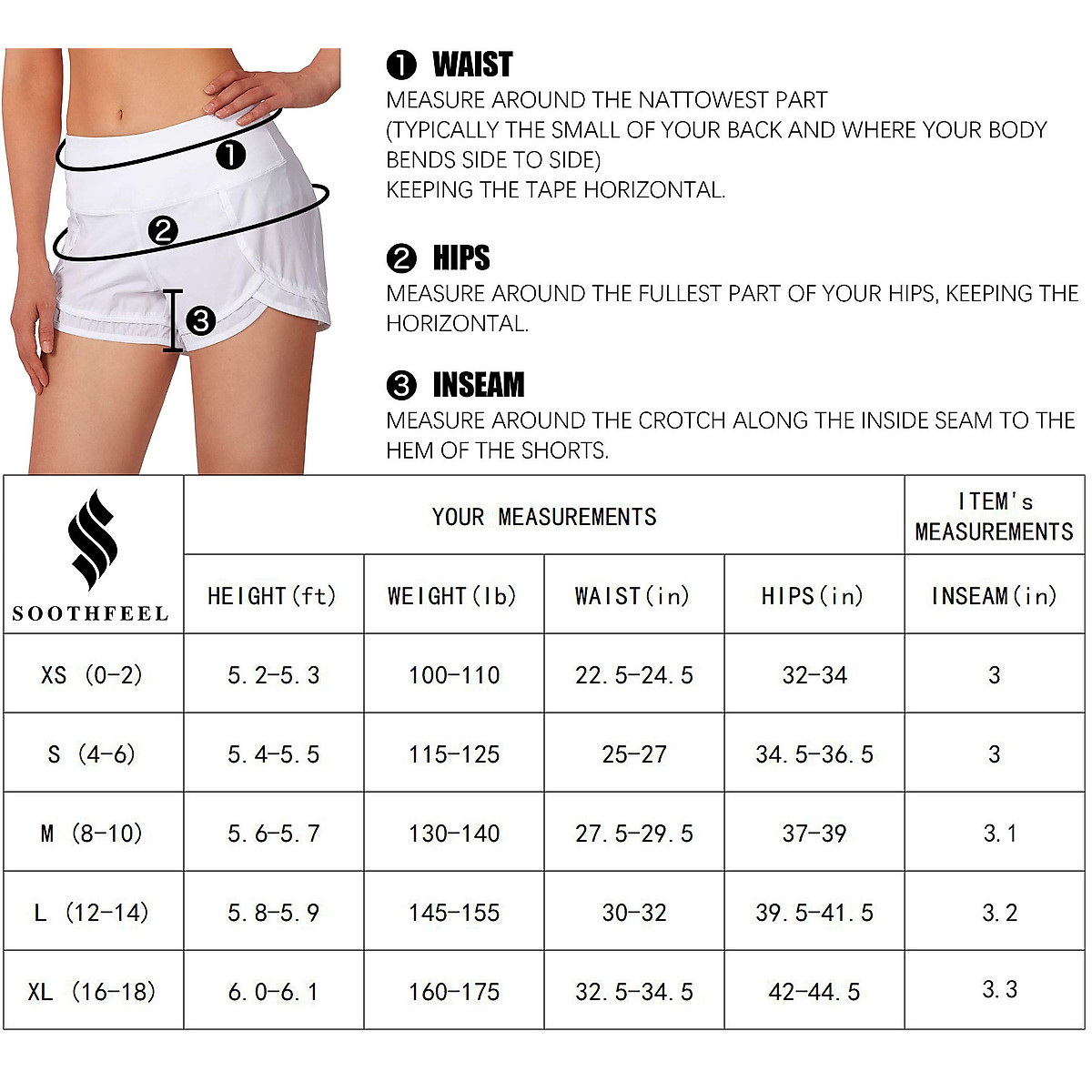 Women's Running Shorts High Waisted Quick-Dry 3 Inch Gym Workout Athletic Shorts for Women with Zipper Pocket(Black, M)
