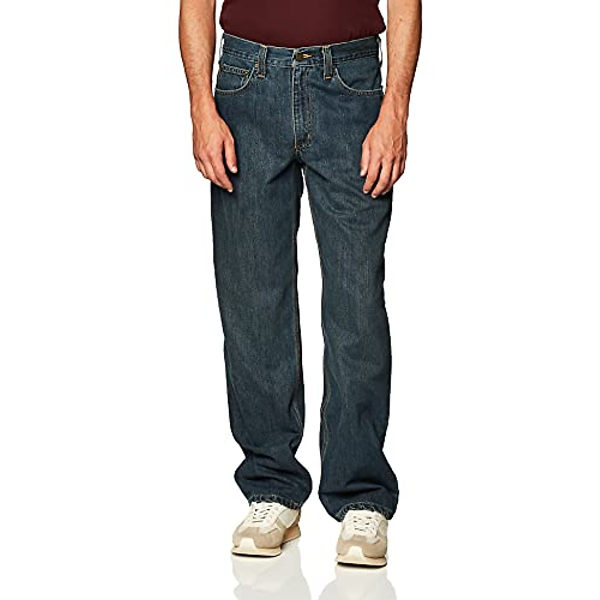Carhartt Men's Relaxed Fit Holter Jean, Bed Rock, 36W X 30L