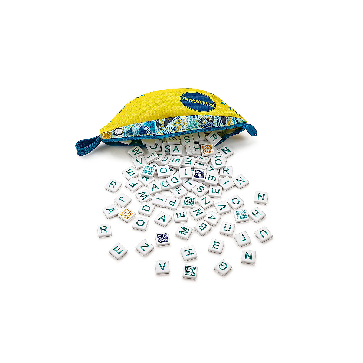 BANANAGRAMS Oceanic Edition Family Board Game, (u-3c-25447)