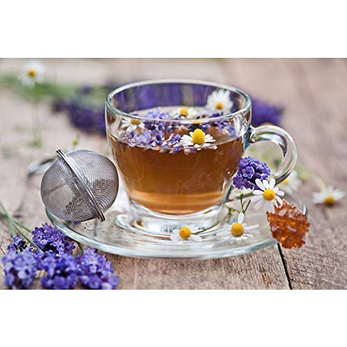 Sow Right Seeds - Herbal Tea Collection - Lemon Balm, Chamomile, Peppermint, Lavender, Echinacea Herb Seed for Planting; Non-GMO Heirloom Seed, Instructions to Plant Indoor or Outdoor; Gardening Gift