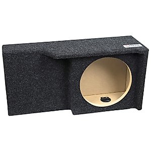 Bbox Single Sealed 10 Inch Subwoofer Enclosure - Accu-Tuned Sealed Subwoofer Boxes & Enclosures - Subwoofer Box Improves Audio Quality, Sound & Bass - Fits 2004 - 2008 Ford F150 Super Crew / Super Cab