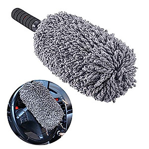 IPELY Super Soft Microfiber Car Duster Exterior with Extendable Handle, Car Brush Duster for Car Cleaning Dusting