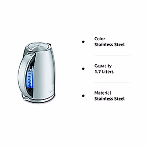 Cuisinart JK-17 Cordless Electric Kettle (Renewed)