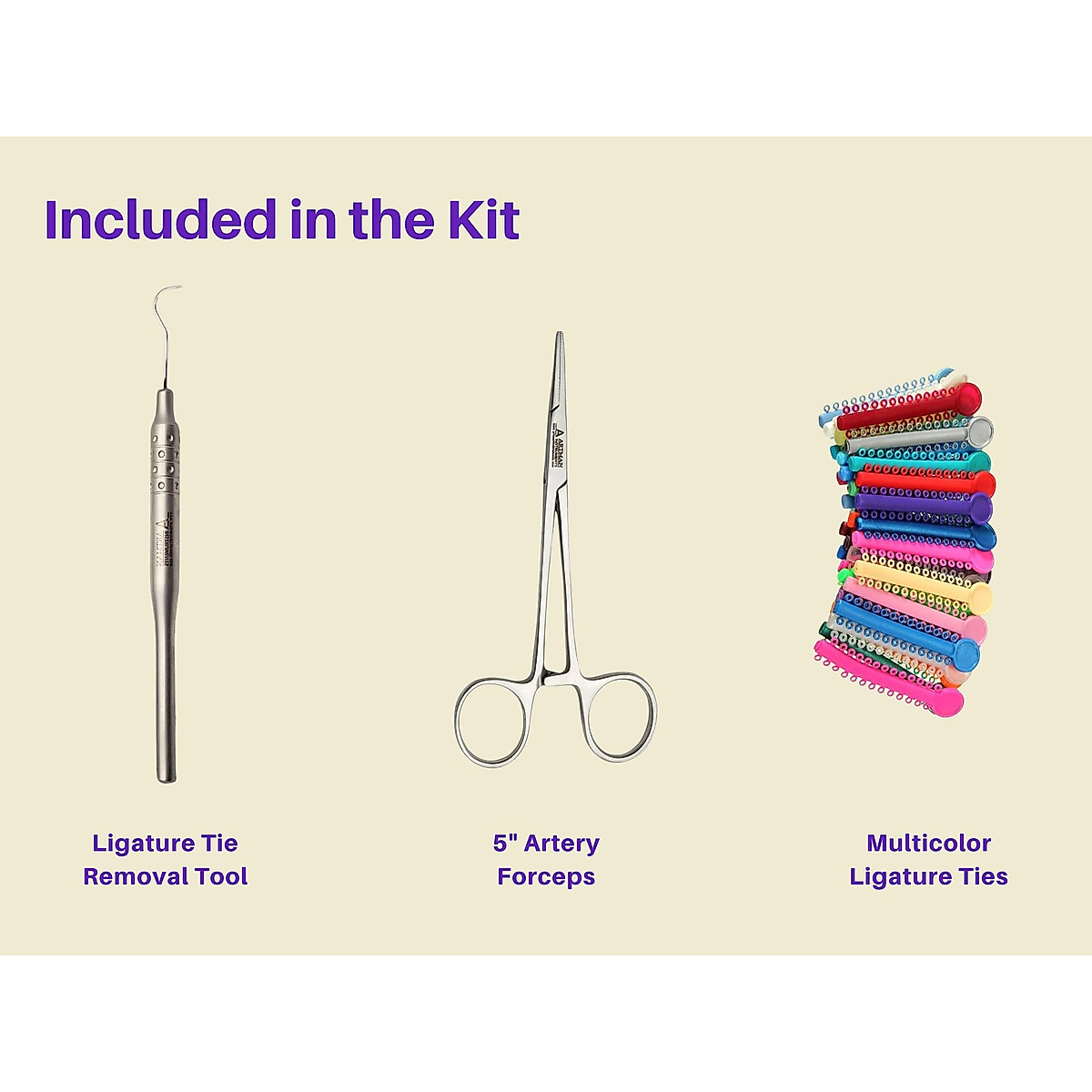 Dental Braces Color Changing Kit, Orthodontic Ties Changing kit, Change The Color of Your Braces Yourself in Minutes Ligas para Brackets Ortodoncia