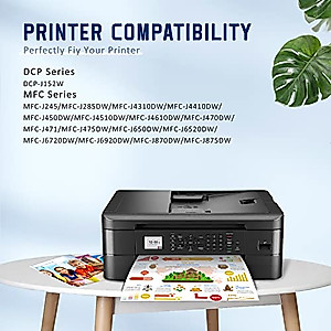 10Pack LC103 Ink Cartridges for Brother Printer for Brother LC103 XL Ink Cartridges Value Pack Replacement with Brother LC103XL LC-103XL LC101 Work with MFC-J870DW MFC-J475DW MFC-j470DW MFC-J450DW