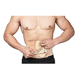 Wonder Care- Umbilical Hernia Support Belt Abdominal Binder for Belly Button Hernias or Navel Hernias, Hernia pain relief Brace (L)…