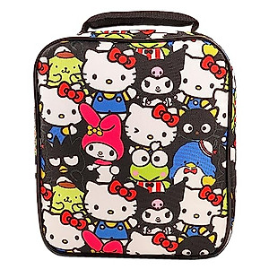 Hello Kitty Lunch Box Set for Girls - Bundle with Hello Kitty Lunch Bag Plus Water Bottle, Stickers, More | Hello Kitty and Friends Lunch Box