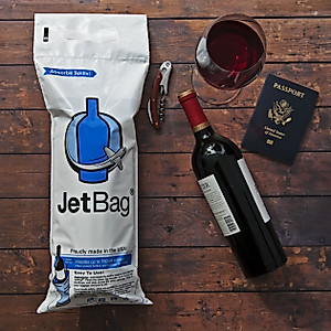 Jet Bag Bold - The Original ABSORBANT Reusable and Protective Bottle Bags - Set of 3 - Made in the USA