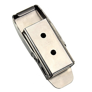 304 Stainless Steel Concealed Toggle Latch Safety Catch Key Locking Spring Loaded Zevenmart
