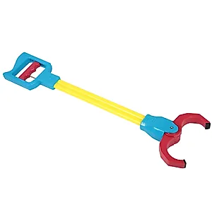 Child's Grabber Toy, Children Intelligence Toy Hand Claw Grabber Kids Grabbing Pick Up Toys, Children Grabber Toy Robot (Yellow)