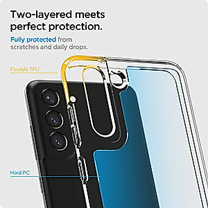 Spigen Ultra Hybrid Designed for Galaxy S21 FE Case (2021) - Crystal Clear