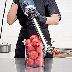 Restaurantware Hi Tek Stainless Steel Blending Shaft - Fits Variable Speed Immersion Blender - 16" - 1 count box