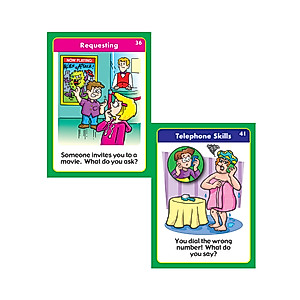 Super Duper Publications | Practicing Pragmatics Fun Deck | Conversation and Social Skills Flash Cards | Educational Learning Materials for Children