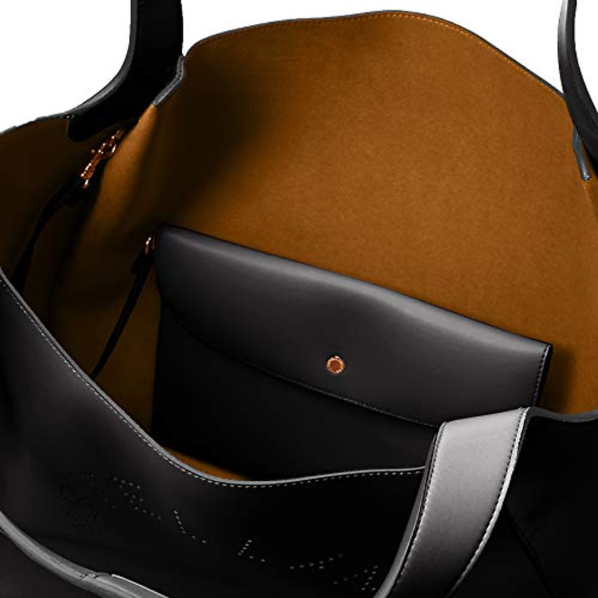 Stella McCartney(ステラ マッカートニー) Tote Bag, Black (Black 19-3911tcx)