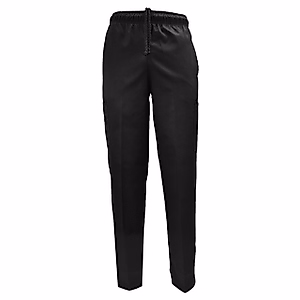 Natural Uniforms Classic Chef Cargo Pants (Black Single, Medium)