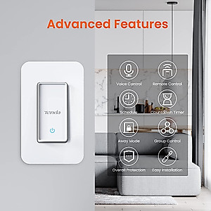 Tenda Beli Smart Plug SP3-Mini Smart Home WiFi Outlet | Works with Alexa Echo dot & Google Assisstant | Voice or App Remote Control | ETL/FCC Listed | No Hub Required,White,4-Pack
