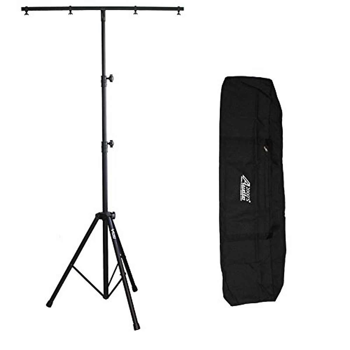 AST4421A2 Two-Pack Lighting Stands With Two T-Bars And Two Carrying Bags